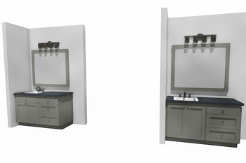 9 Ways to Layout Your 49- to 60-Inch Single Bathroom Vanity – Wide Canvas