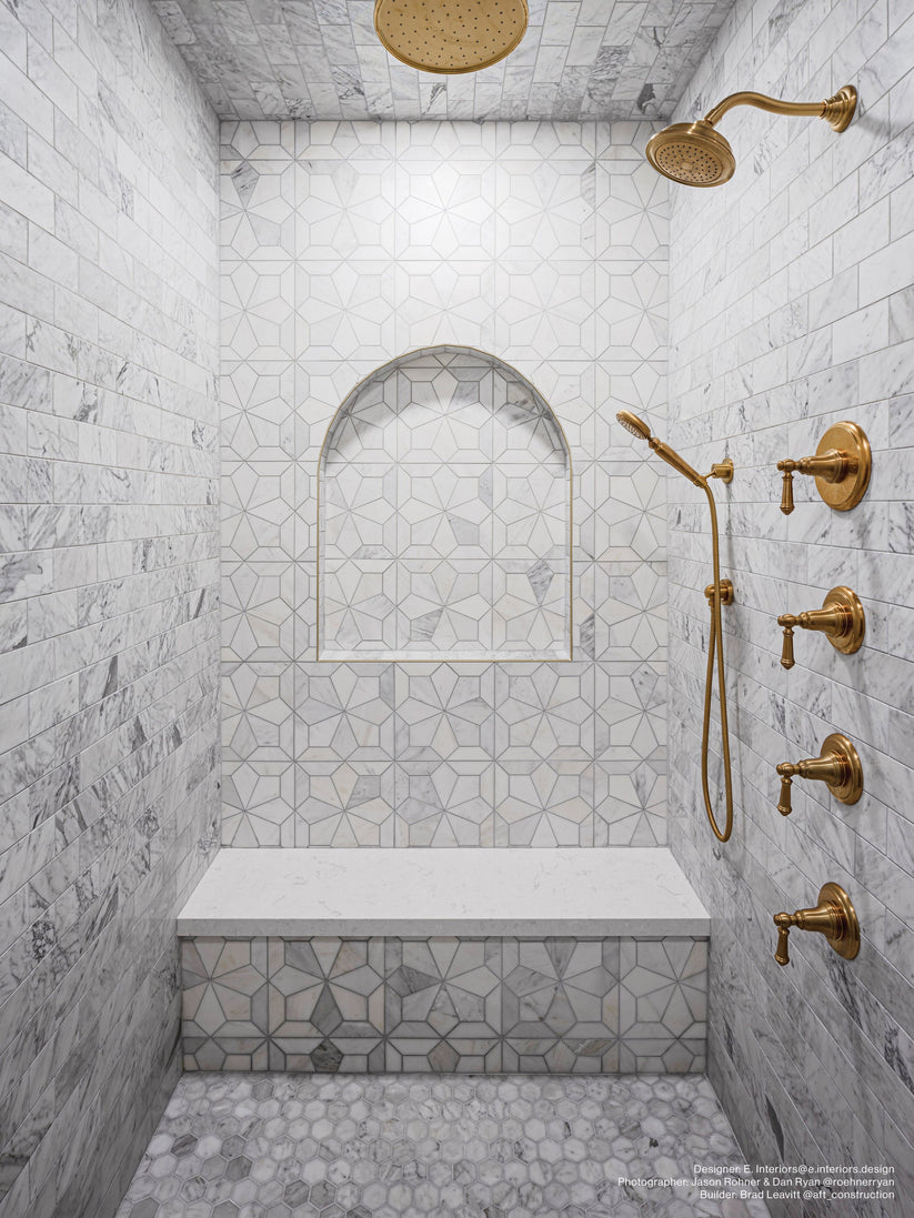 Blomma Square Mosaic Tile – Wide Canvas