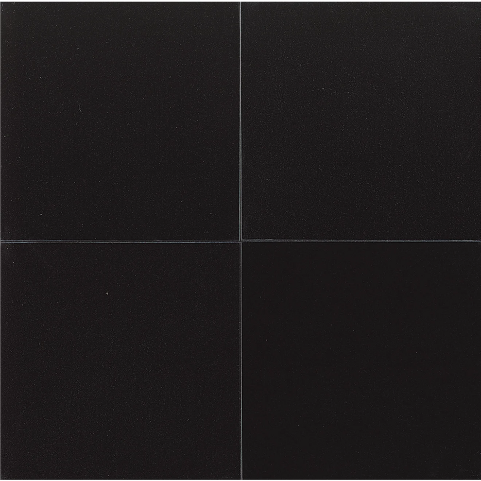Absolute Black 24" x 24" Wall & Floor Tile – Wide Canvas